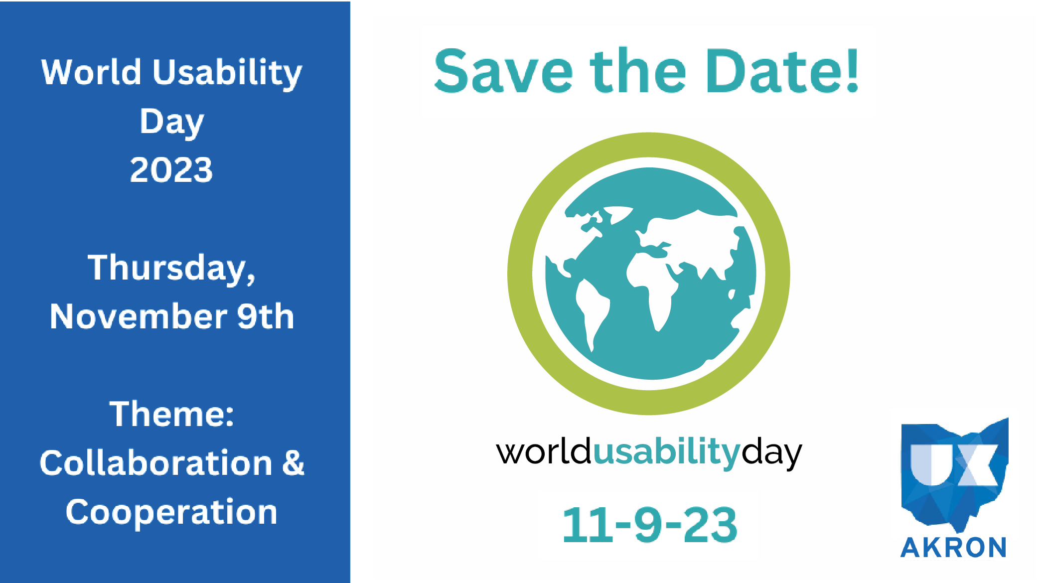 Join us for World Usability Day 2023 | UX Akron